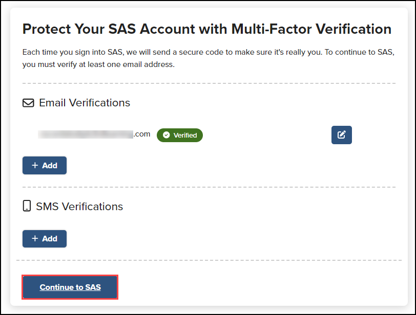 Multi-Factor Authentication (MFA) - Set Up – SAS Help Desk