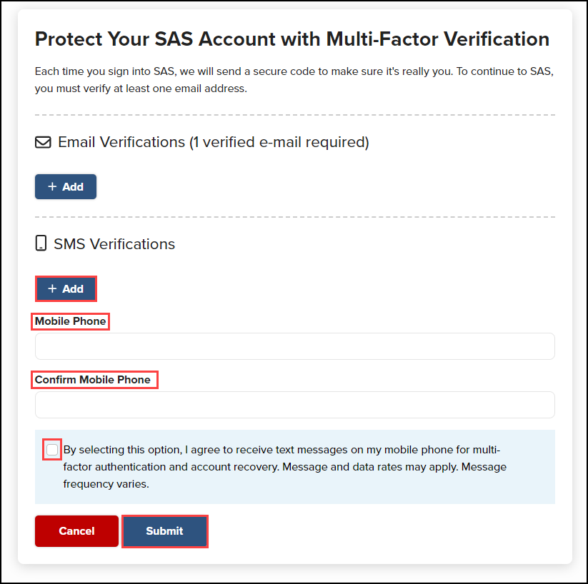 Multi-Factor Authentication (MFA) - Set Up – SAS Help Desk